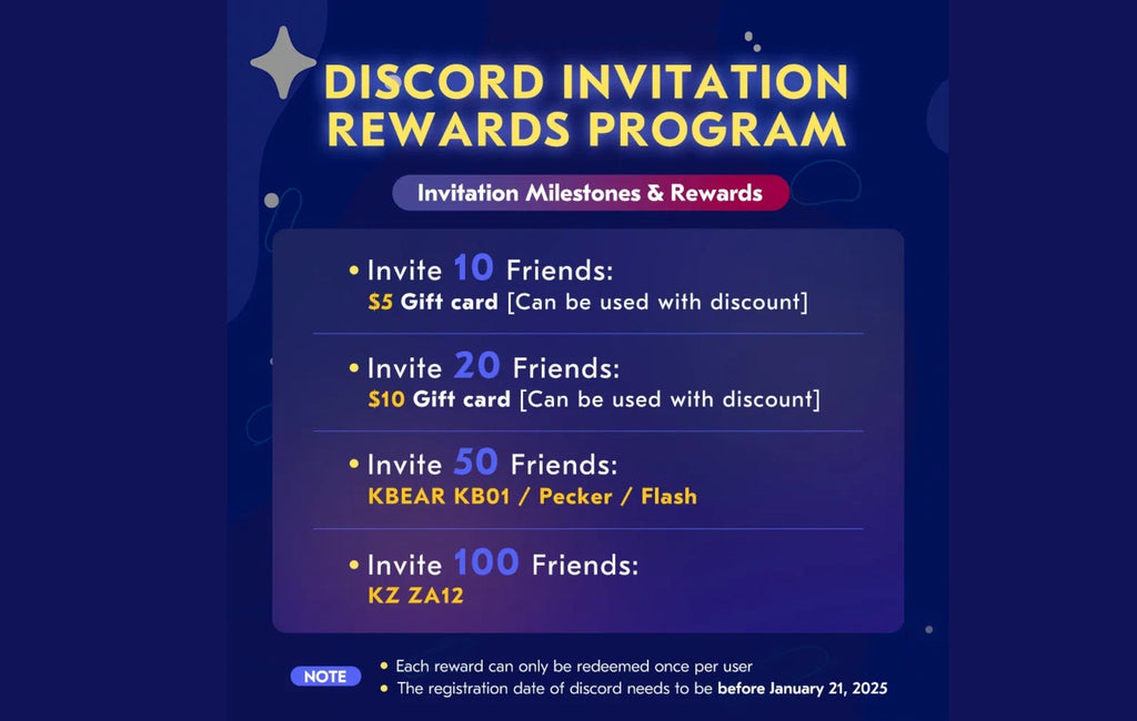 KeepHiFi Discord Invitation Rewards Program – KEEPHIFI