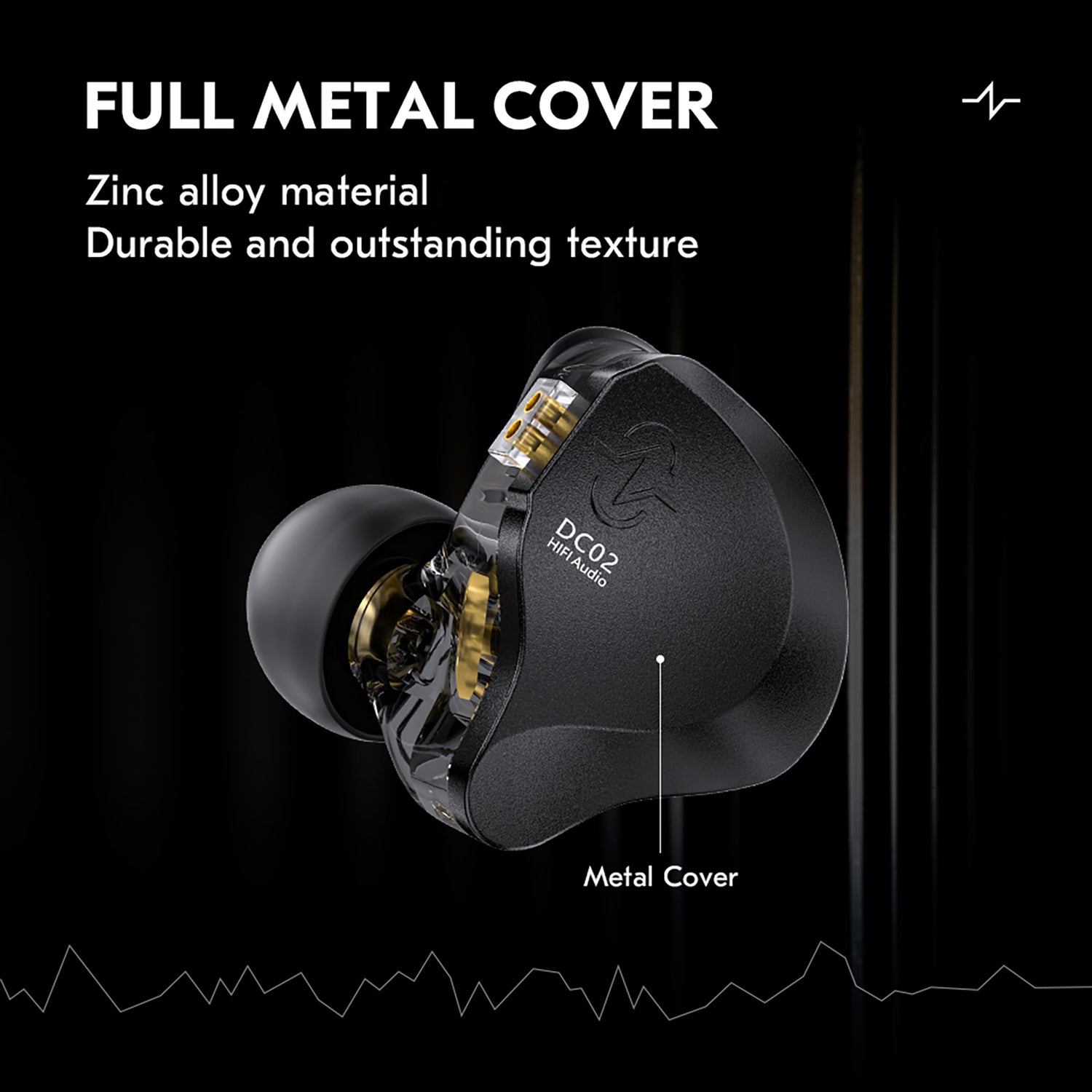 【CCZ SOLO DC02】Wired Gaming Earbuds Noise Cancelling Dual Magnetic Cir ...